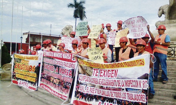 La Libertad: Trabajadores de minera Marsa demandan que se cumpla ...